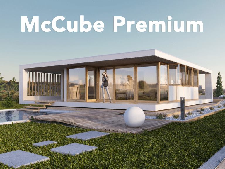 McCube Modulhaus Premium mit Pool - McCube - Häuser zum Mitnehmen